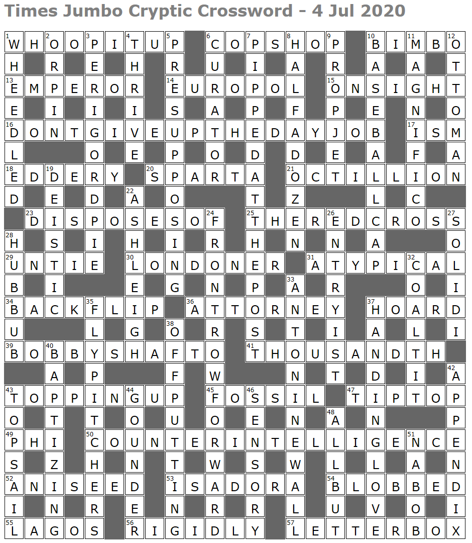 Times Jumbo Cryptic Crossword 1448 – Lucian Poll's Web Ramblings